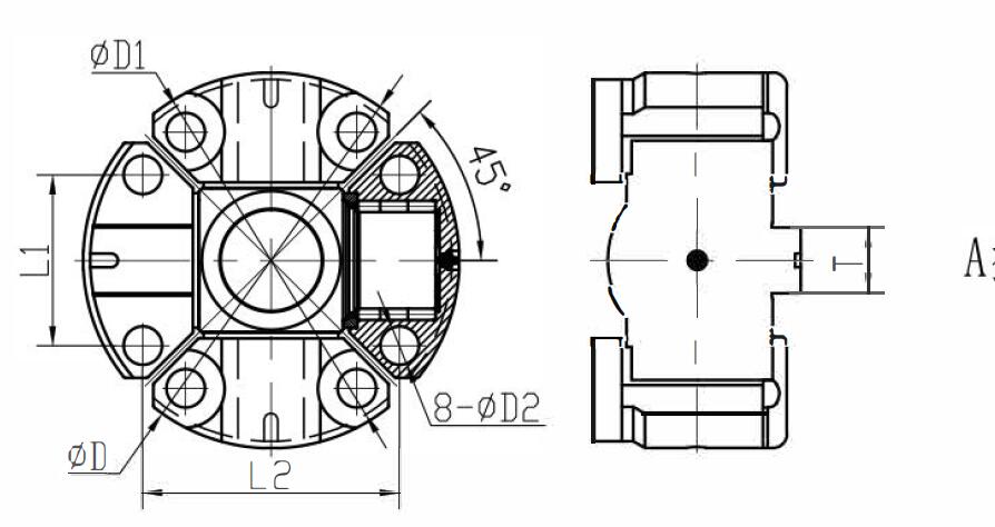 Wing Series Industrial Universal joint - MR Driveline